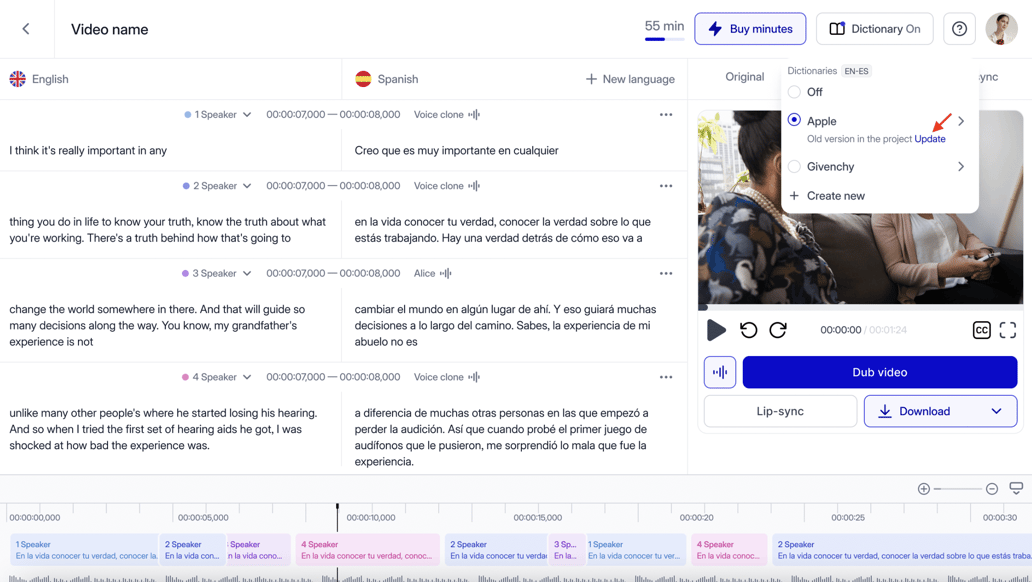 How to use Translation dictionary?